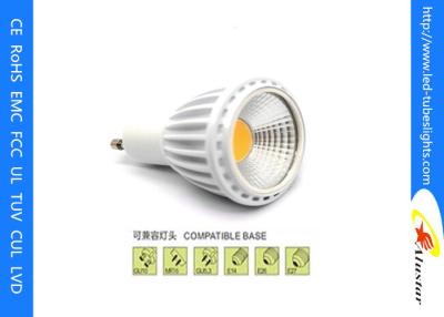 China 5Watt Dimmable COB LED Spot Light Bulbs 400 - 450LM With Gu10 Lamp Base for sale