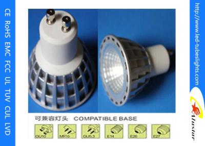 Cina 2700 - 7000K lampadine 5W del punto dell'alluminio GU10 LED con il ° IP44 dell'angolo d'apertura 30 in vendita
