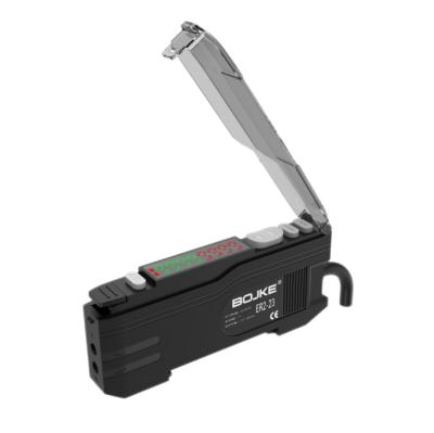 China Dual Digital Fiber Optic Amplifier Sensor Anti Interference High Accuracy Fast Respond for sale