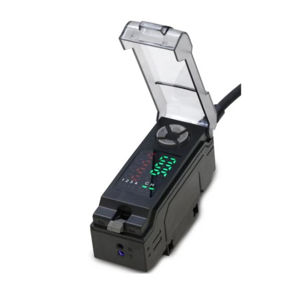 Quality Identification 15 Difference Color Mark Sensor IP65 RGB 4 Channel Color Detection Sensor for sale