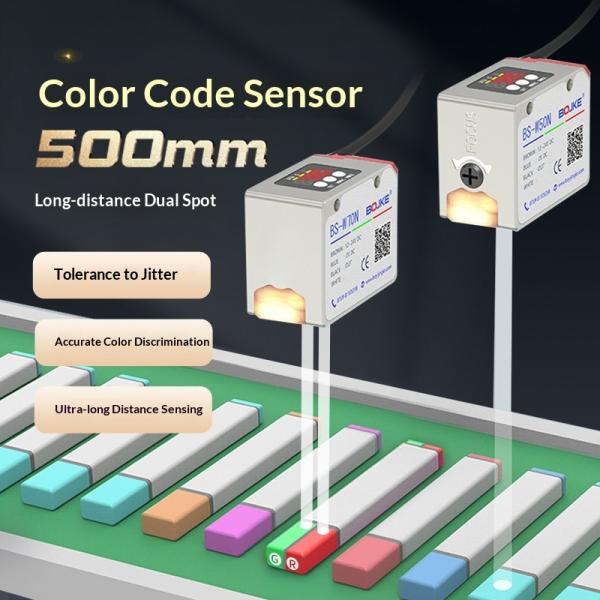 Quality Long Distance Color Code Sensor Mark RS485 Output 200μS Response Time for sale