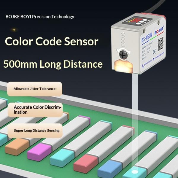 Quality Long Distance Color Code Sensor Mark RS485 Output 200μS Response Time for sale