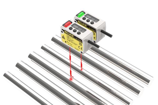 Quality Square Compact Intelligent High Speed Laser Displacement Sensor Multi Function for sale