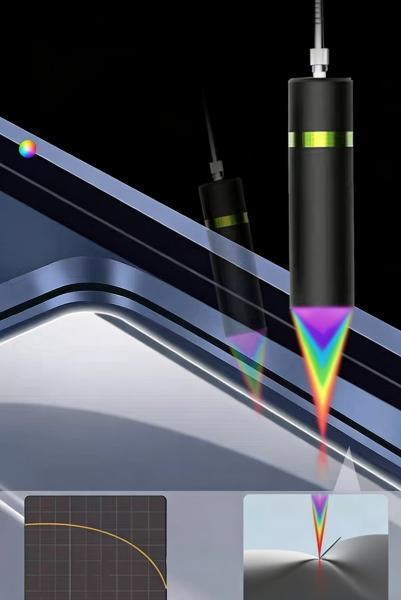 Quality Transparent Object Spectral Confocal Displacement Sensor ABS Material for sale