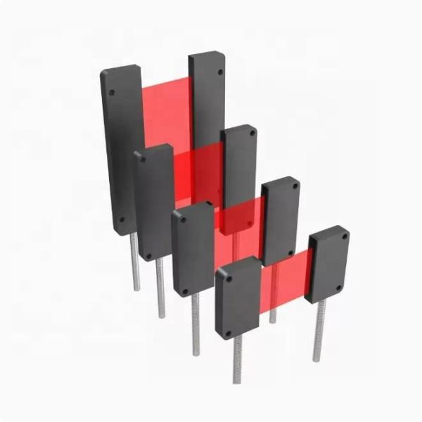 Quality Wide Screen Fiber Optic Thru Beam Sensor Head Area Optical Sensors With Probes Cable for sale