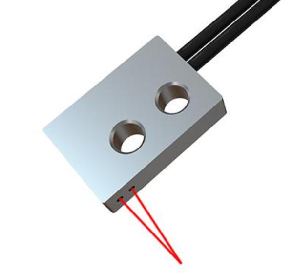 Quality Reflective Optical Fiber Sensor Flat Plate Probe Fiber Optic Component for sale