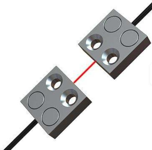 Quality Through Beam / Reflective Fiber Optic Sensor , PTY57TZ Industrial Automation Optical Fiber Sensor for sale
