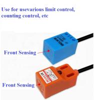 China Smart Square Inductive Proximity Sensor 5mm Sensing Range DC 10-30V NPN NO Metal Detection for sale