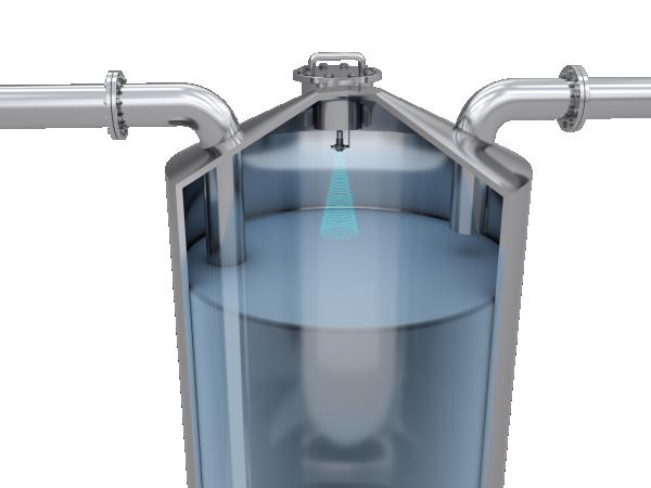 Quality Reflection Ultrasonic Sensor For Transparent Liquid Level Measurement Distance for sale