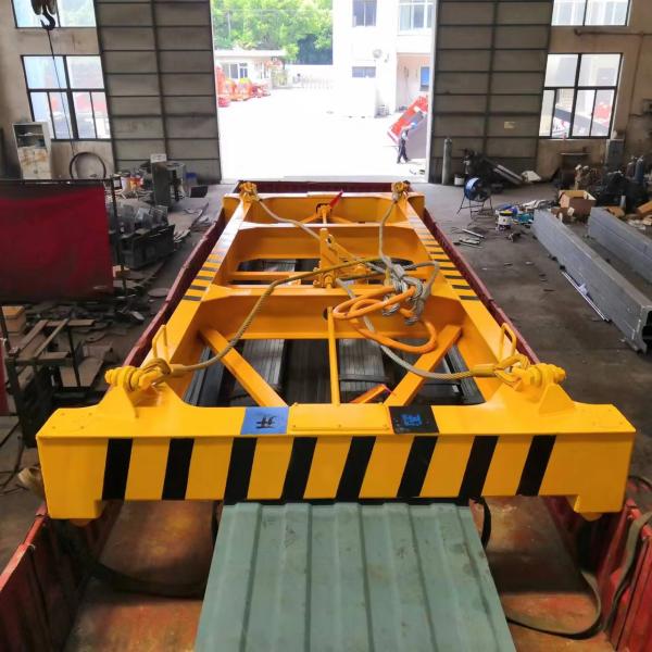 Quality Heavy Duty Lifting Frame for ISO Containers Semi-automatic Container Spreader 20ft 40ft ISO Lifting Frame for sale