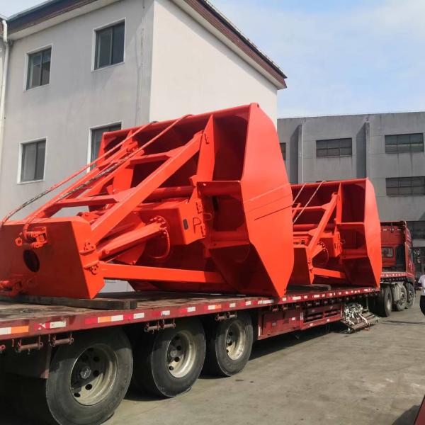 Quality 25T Clamshell Single Rope Wireless Remote Control Grab Bucket for Bulk Cargo for Crane for sale