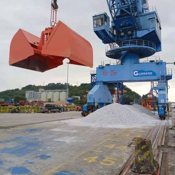Quality Clamshell Grab Bucket for Bulk Cargo for Crane Electro Hydraulic (Motorised) for sale