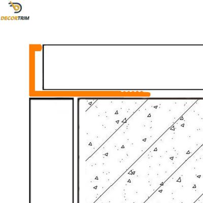 China A borda reta anodizada de Matt Black Aluminium Tile Trim reciclou reusável à venda