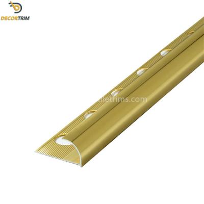 Cina le Opacaonelle rotonde del metallo del bordo di 10mm sistemano il materiale T5 della lega di alluminio 6063 in vendita