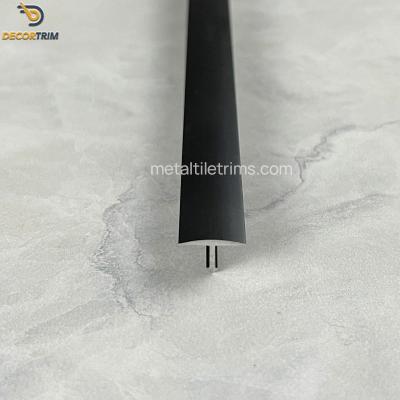 China Margem de azulejo exterior Trim Negro Trim azulejo em forma de T faixa de transição à venda
