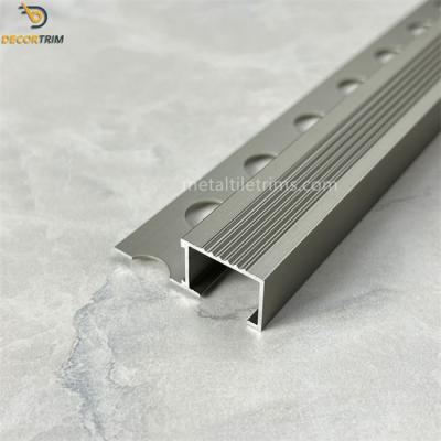 China Aluminium Corner Edge Nosing Stair Nosing Tile Trim Matte for sale