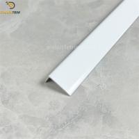 China Aluminum Wall Corner Protector Strips 10x20mm Tile Trim 90 Degree Angle Corner for sale