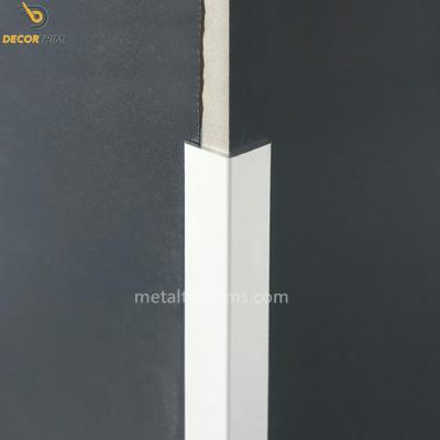 China L Shape Aluminium Corner Guard Anodized Matt Gold / White Color for sale