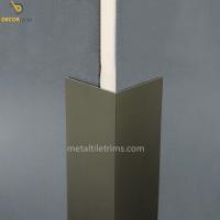 China 2.5m Aluminum Ceramic Wall Corner Protector Strips Tile Trim Anti Scratch 10mm for sale