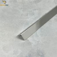 China Aluminum Triangle Hole Wall Corner Protector Strips 2.5m Length Silver Gold for sale
