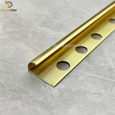 China 2.5m 3m azulejos de alumínio moldura resistente à corrosão flexível à venda