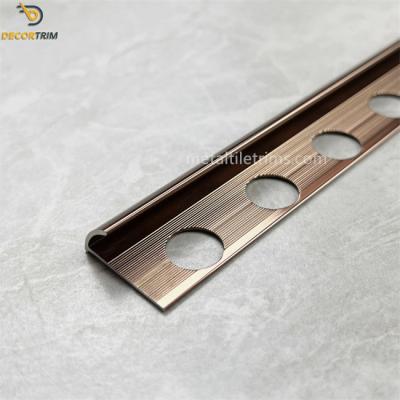 China Jolly Edge Trim Metal Tile Trims Aluminium Corner Strips For Tiles Tile Edge Trim for sale