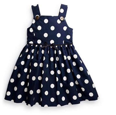 China girl dress with print flower , 100% cotton 3-8T for sale