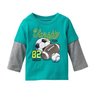 China boy tee shirt,long sleeve shirt ,100% cotton, 3T-10T for sale