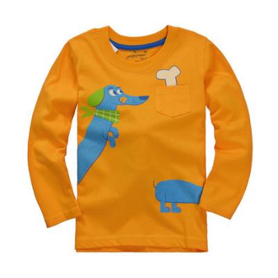 China boy tee shirt,long sleeve shirt ,100% cotton, 3T-10T for sale
