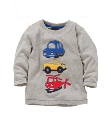 China boy tee shirt,long sleeve shirt ,100% cotton, 3T-10T for sale