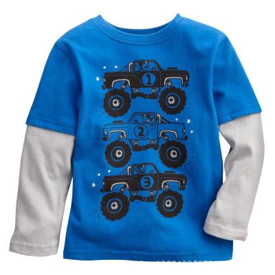 China boy tee shirt,long sleeve shirt ,100% cotton, 3T-10T for sale
