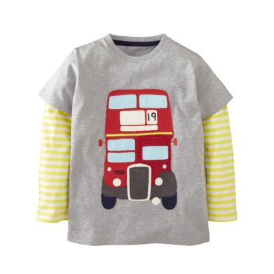 China boy tee shirt,long sleeve shirt ,100% cotton, 3T-10T for sale