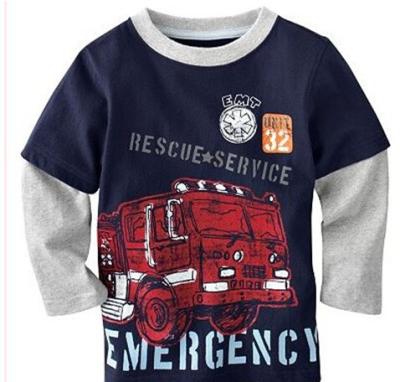 China boy tee shirt,long sleeve shirt ,100% cotton, 3T-10T for sale