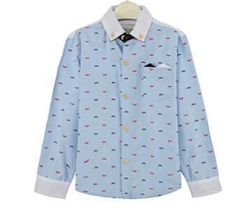 China boy woven shirt, boy plaid shirt, 100% cotton poplin ,4-10T for sale