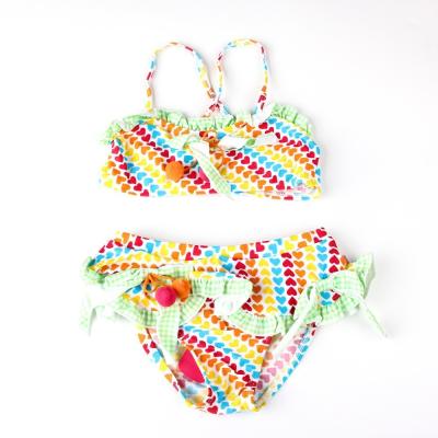 China Color full with dots print Swimming suit ,Lovely/cute suit ,FABRIC:82% nylon,18% lyca for sale