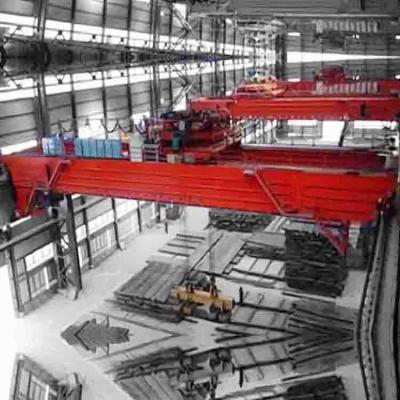 Cina Portata elettrica della gru A5 10T 10.5m del carrello 16M Double Girder Overhead in vendita