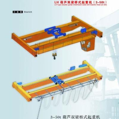 Cina doppio tipo elettrico del LH della gru a ponte della trave 32T con il sollevamento della gru in vendita