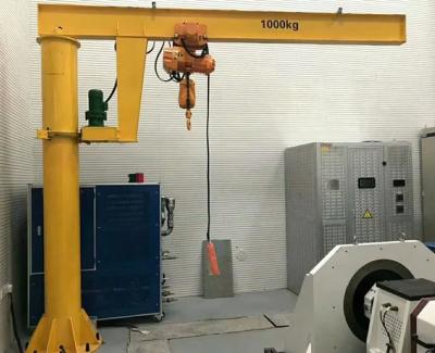 Cina asta Jib Crane della colonna 3tons 7m con una rotazione telecomandata di 360 gradi in vendita