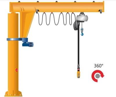 Cina asta Jib Crane della colonna di 2t 3t 360 gradi che girano con il telecomando in vendita