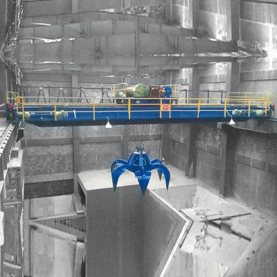Cina Tipo 5T 16T della gru a ponte 20m/min QP della trave del magnete della gru a benna doppio in vendita