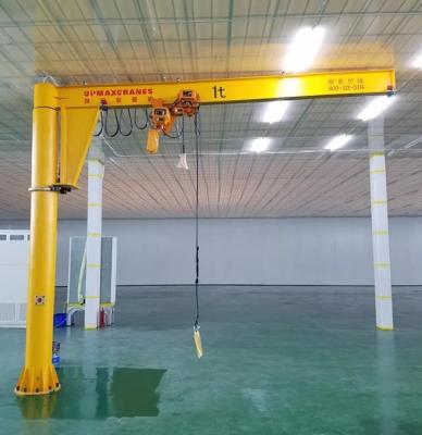 Cina tipo trave a mensola di Jib Crane 6M Lifting Height Column dell'asta di 1T 2T in vendita