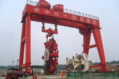 Cina tipo cavalletto Crane Electric Rail Mobile With Hoiest di 5T MH della trave del doppio in vendita