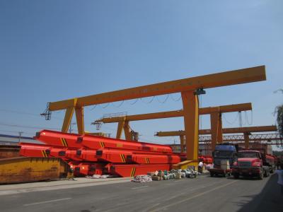 Cina Singoli Electrics elettrici di Schneider della gru della gru a cavalletto del fascio di Q235B MH 10T in vendita