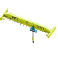 China Electric Mobile Single Girder Rail Overhead Crane Remote Control for sale