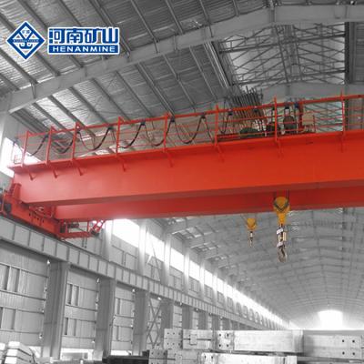China QD Type de Dubbele van de de Workshop Luchtbrug van de Balk Luchtkraan 10t 15t 20t 25t Reizende Kraan Te koop