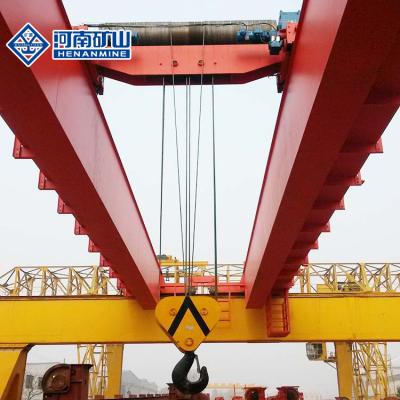 Cina telecomandato elettrico a ponte della gru 50Hz della trave del doppio di QD 10T in vendita