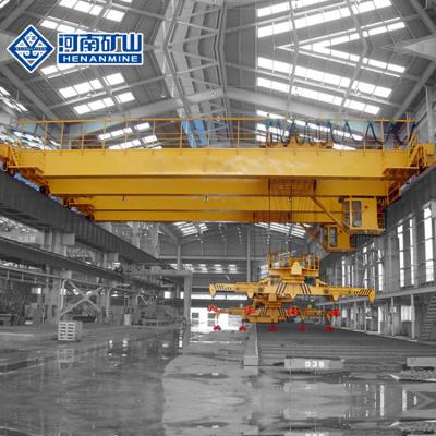 Cina 5 - 15m/gru a ponte trasporto minimo dell'estremità, doppia gru della fine nastro della trave 50/60hz in vendita