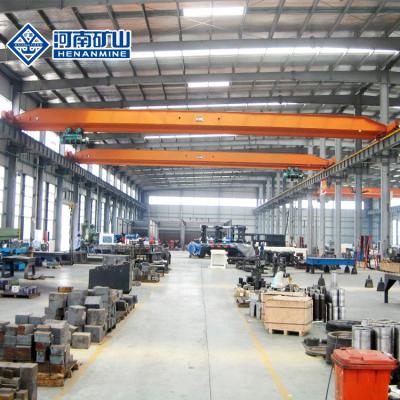 China 5 toneladas de única viga vermelha Crane Span aéreo 10m para os motores de levantamento na oficina à venda