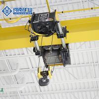 China 10T European Style Single Girder Overhead Crane Woking Class A5 Variable-Frequency for sale