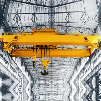 China QD τύπων 5~10t χαμηλής ταχύτητας εργατική τάξη A3 γερανών γεφυρών δοκών γάντζων διπλή for sale